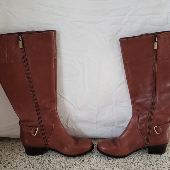 Bandolino | Shoes | Creamy Soft Caramel Riding Boots | Poshmark